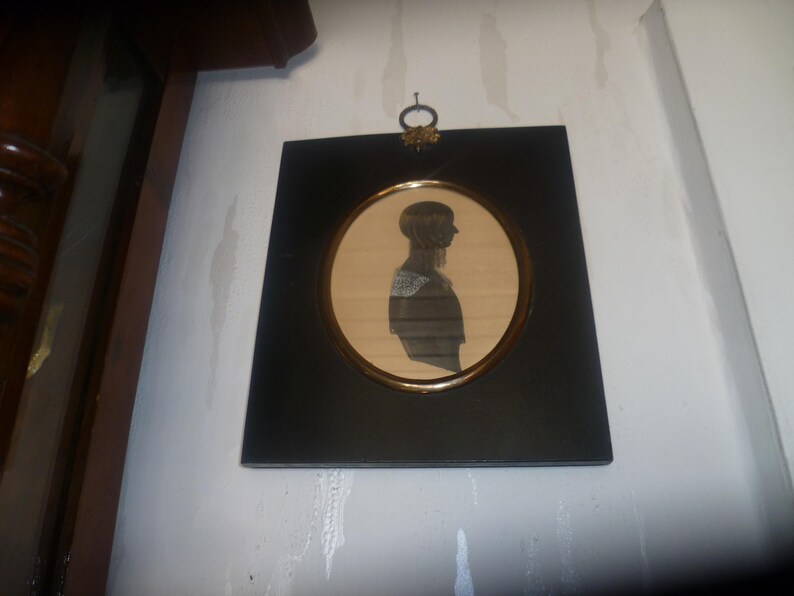 "regency Lady" English Silhouette Circa 1810-1830. Attributed to Field ...