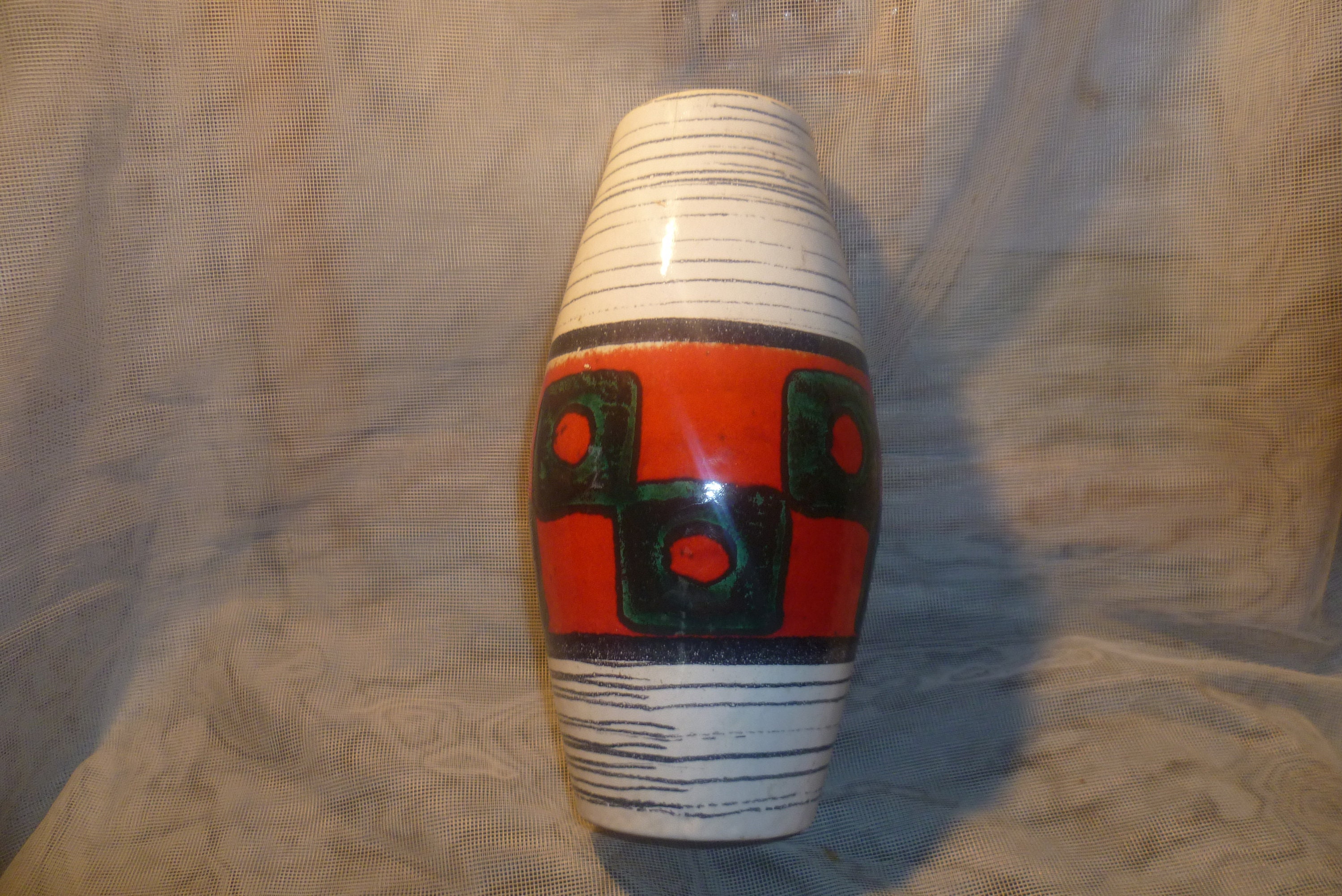 Designer Halidan Kutlu Scheurich Form No. 249-22 Conical Shape Red ...