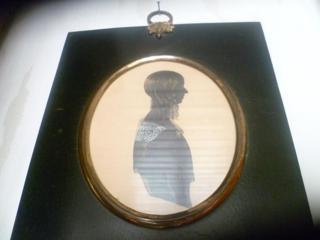 "regency Lady" English Silhouette Circa 1810-1830. Attributed to Field ...