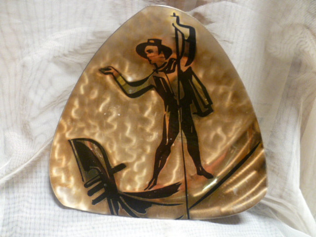 WMF Designer Karl Radtke IKORA 1950s Plate Wall Plate Decorative Plate ...