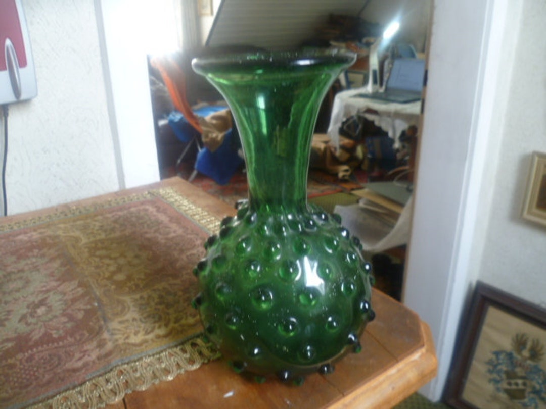 Impressive Unusual Very Rare Green Glass Art Object in the Form of a ...