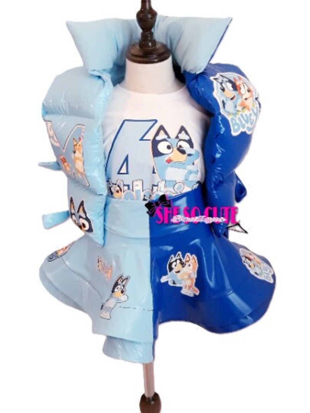 Bluey/bingo Puffer Set, ANY THEME, Any Color, Bluey/bingo Party Theme ...