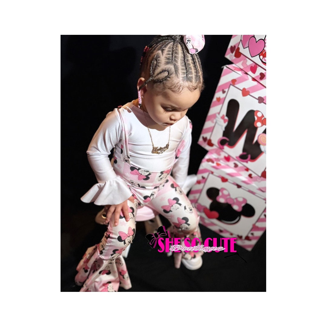 Ms Mouse Bell Set, ANY THEME, Mouse Theme Birthday, Girls Bell Bottoms ...