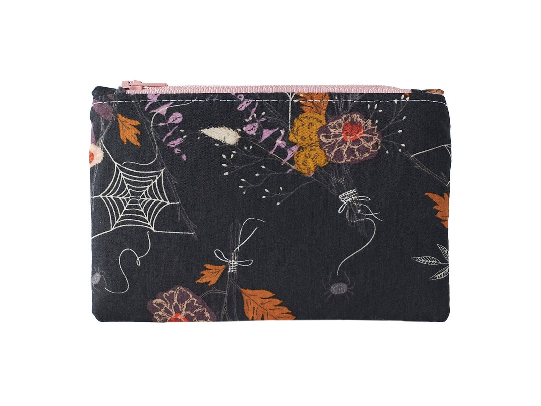 Webs From All the Spiders and Flowers Zipper Pouch - Etsy