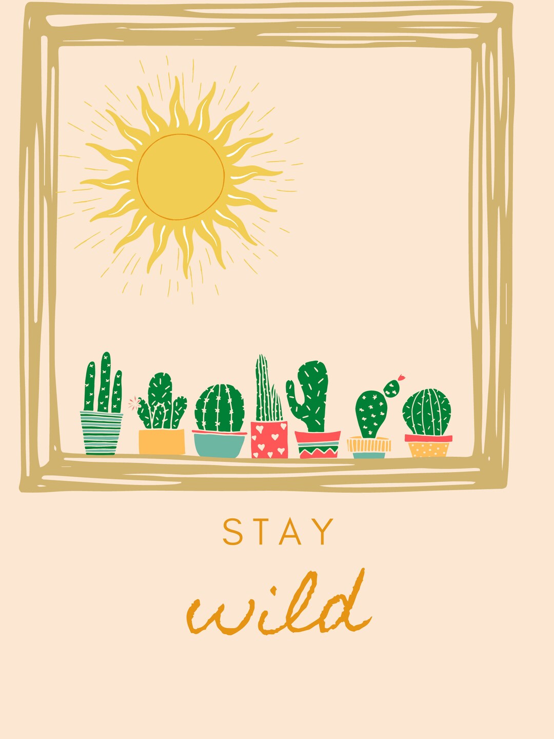 Stay Wild Printable Art Wall Decor Instant Download Wall - Etsy