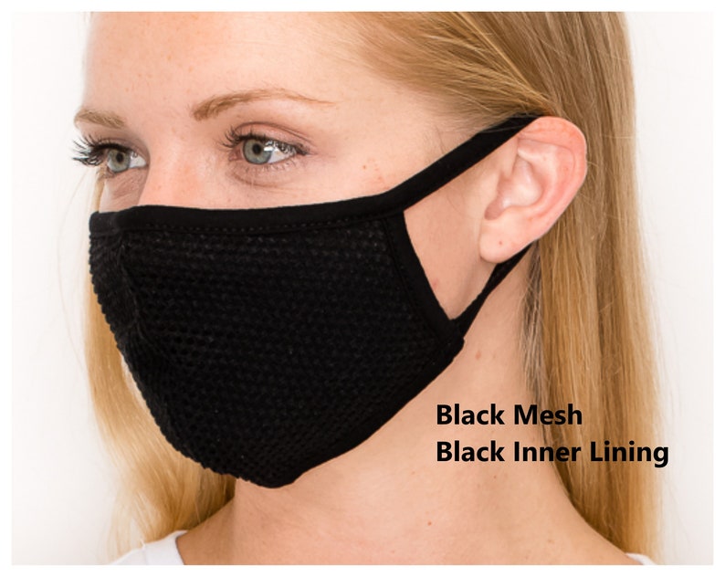 COOLING MESH Washable Cotton-lined or Unlined Face Mask - Etsy Canada