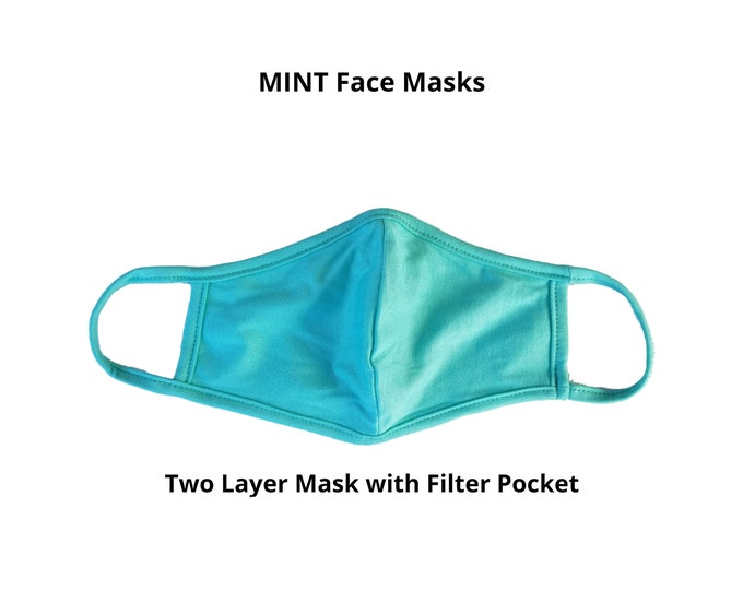 MESH MASKS Cotton-lined or Unlined Face Mask Double Layer - Etsy