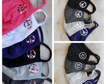 Peace Sign Mask - Etsy