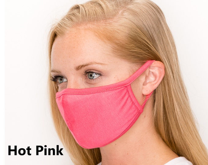 MESH MASKS Cotton-lined or Unlined Face Mask Double Layer - Etsy