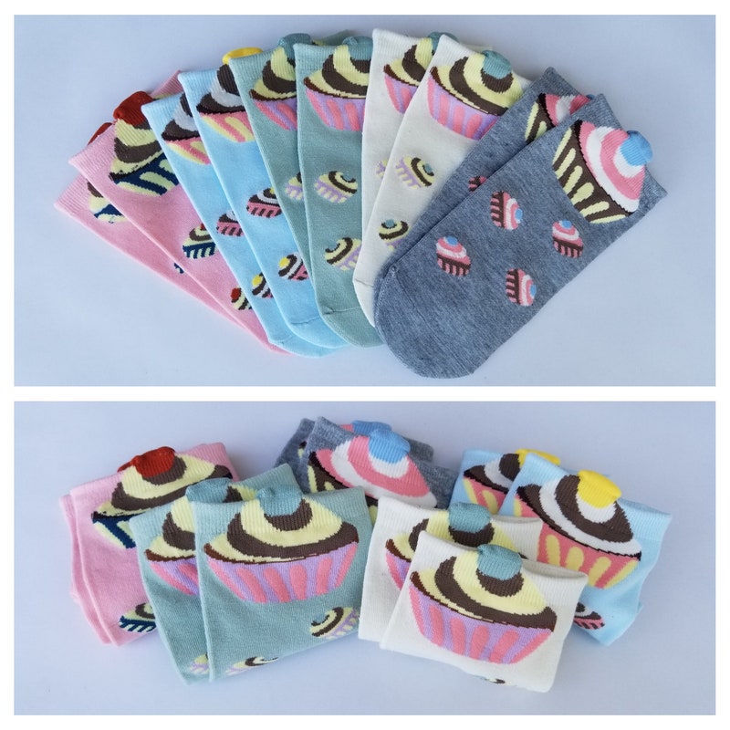 Cupcake Socks - Etsy