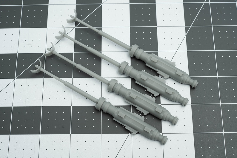Star Wars Vintage Kenner X Wing Cannons 3D Printed Replacements Smooth ...