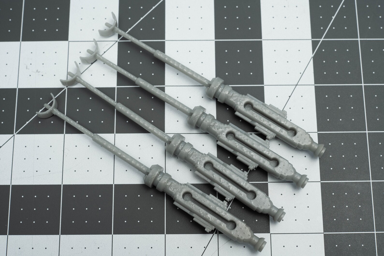 Star Wars Vintage Kenner X Wing Cannons 3D Printed Replacements Smooth ...