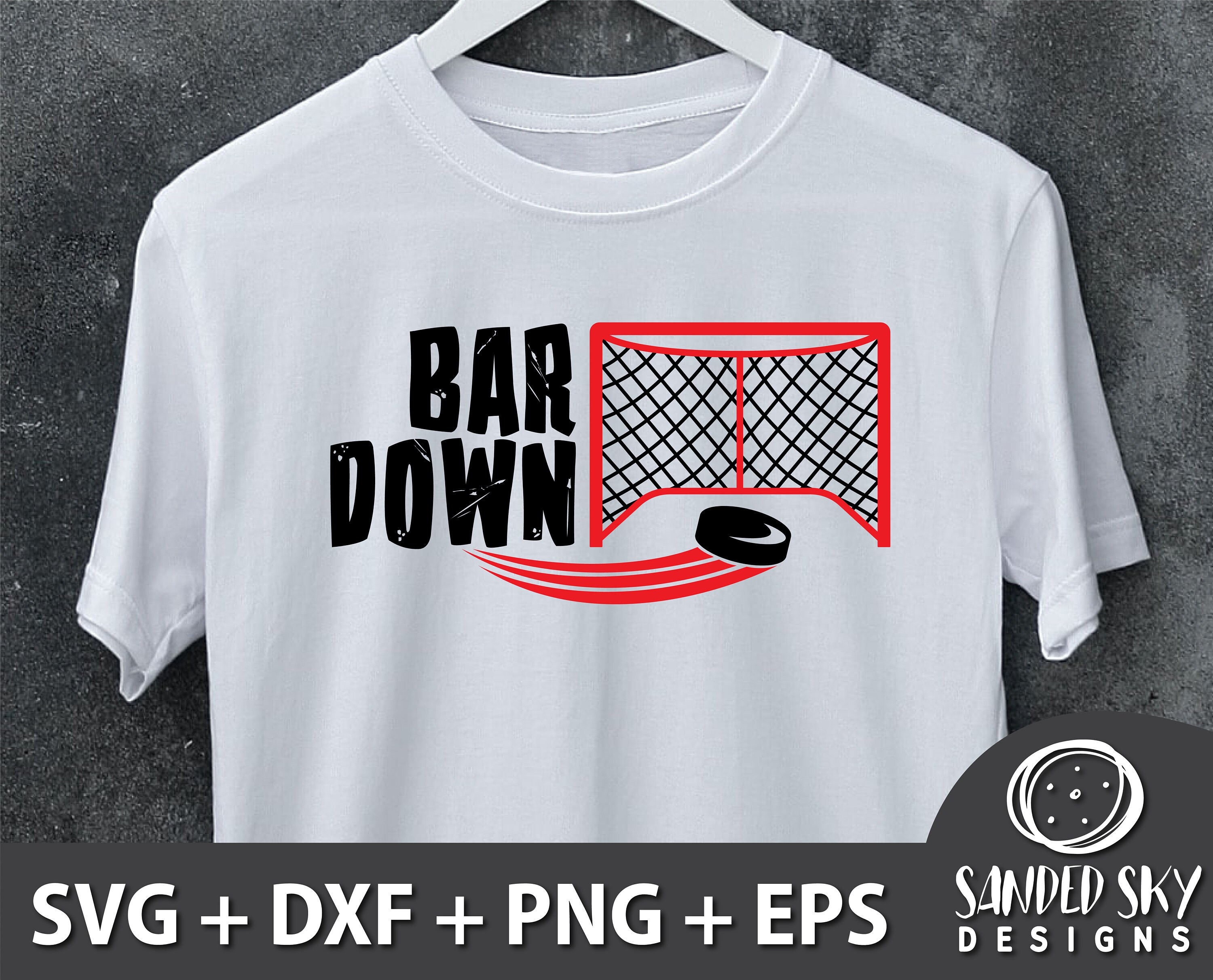 Hockey SVG Bar Down SVG Hockey Cut File Hockey Gift Hockey - Etsy