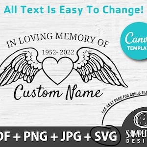 In Loving Memory Svg - Etsy