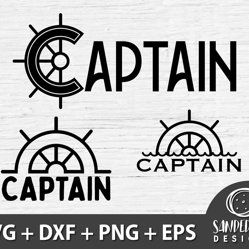 Boat Captain Svg - Etsy