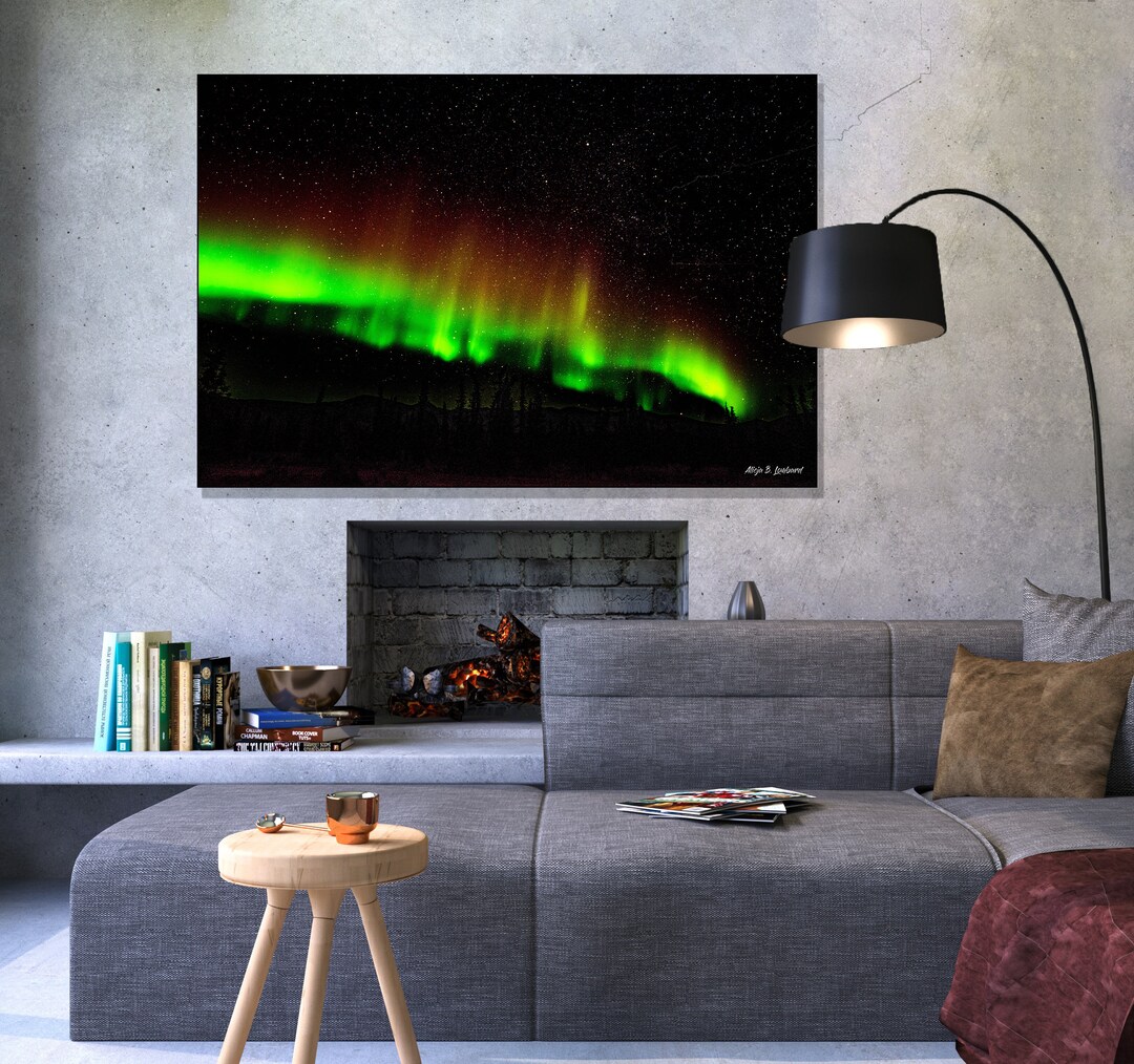 Fire on the Green - Metal Art - Etsy