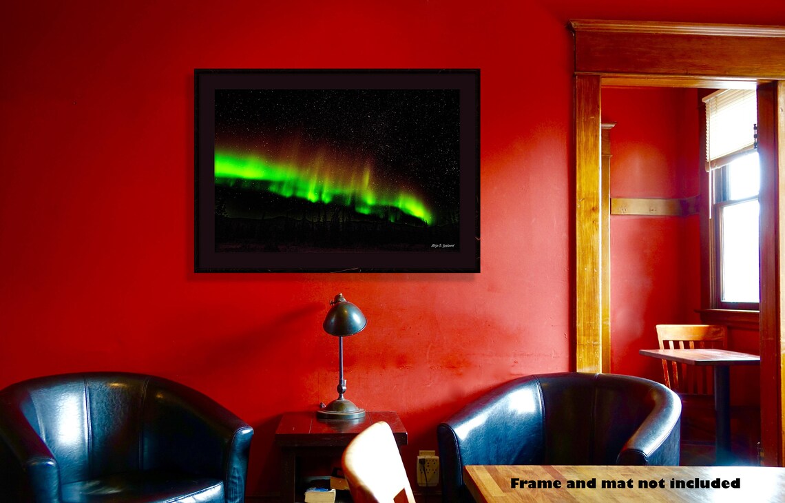 Fire on the Green Metal Art - Etsy