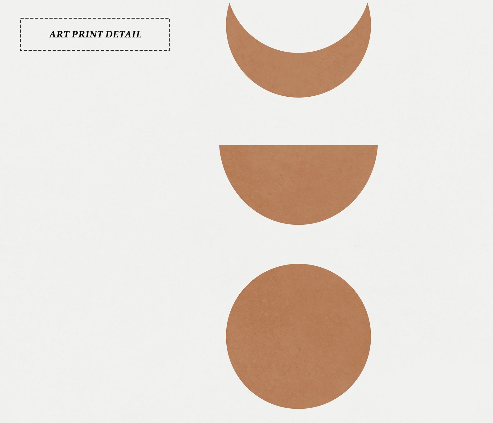 Crescent Moon Art Print Moon Poster Celestial Abstract Wall - Etsy