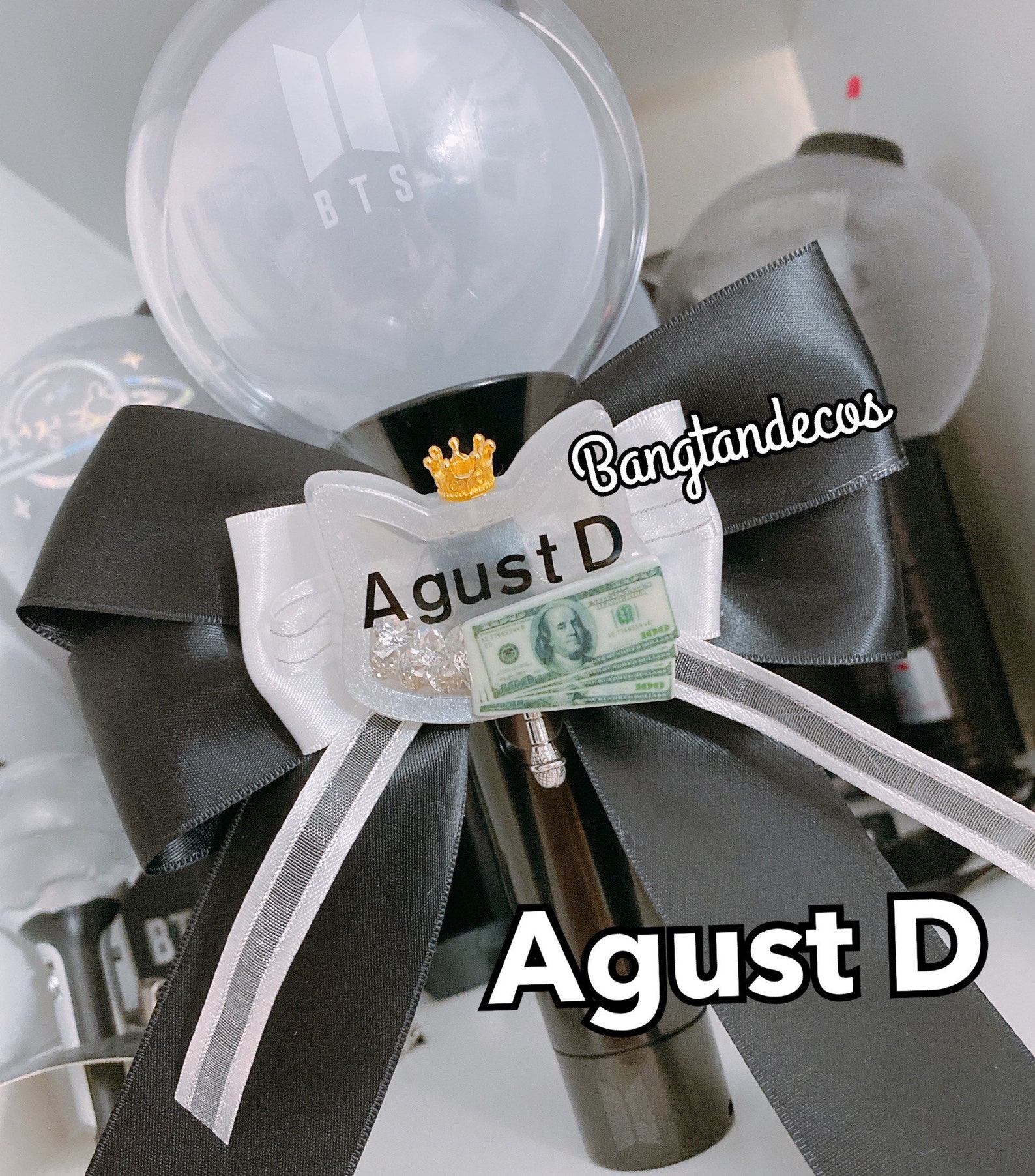 BTS Ribbon Keychain special Themed - Etsy