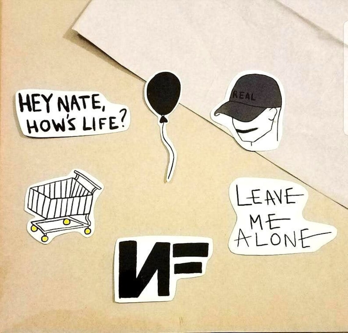 NF the Search Sticker Pack NF Stickers Music Sticker Pack | Etsy
