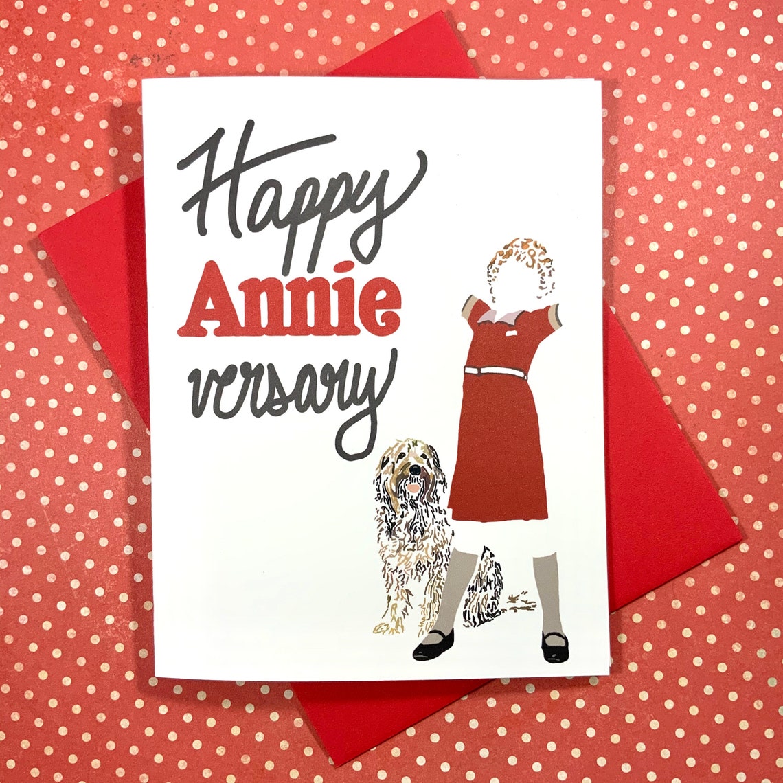Happy Annie Versary Annie Card Anniversary Card Funny - Etsy