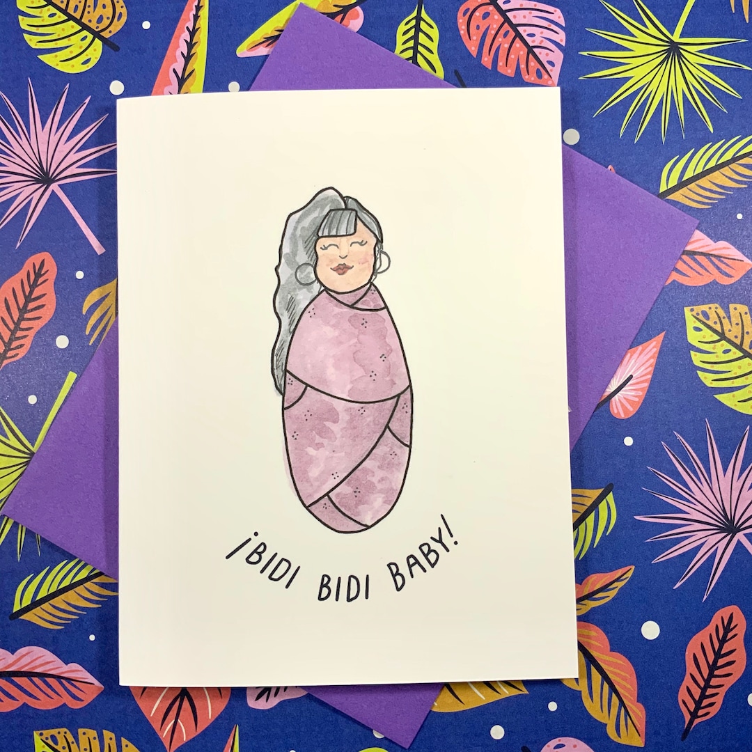Bidi Bidi Baby Selena Baby Karte, Baby Karte, Karte für Baby, PopKultur ...