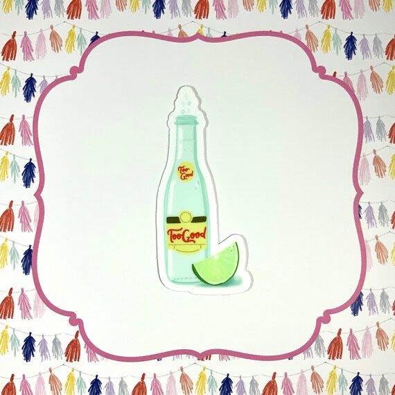 Topo Chico vinyl sticker topo and lime sticker vinyl | Etsy
