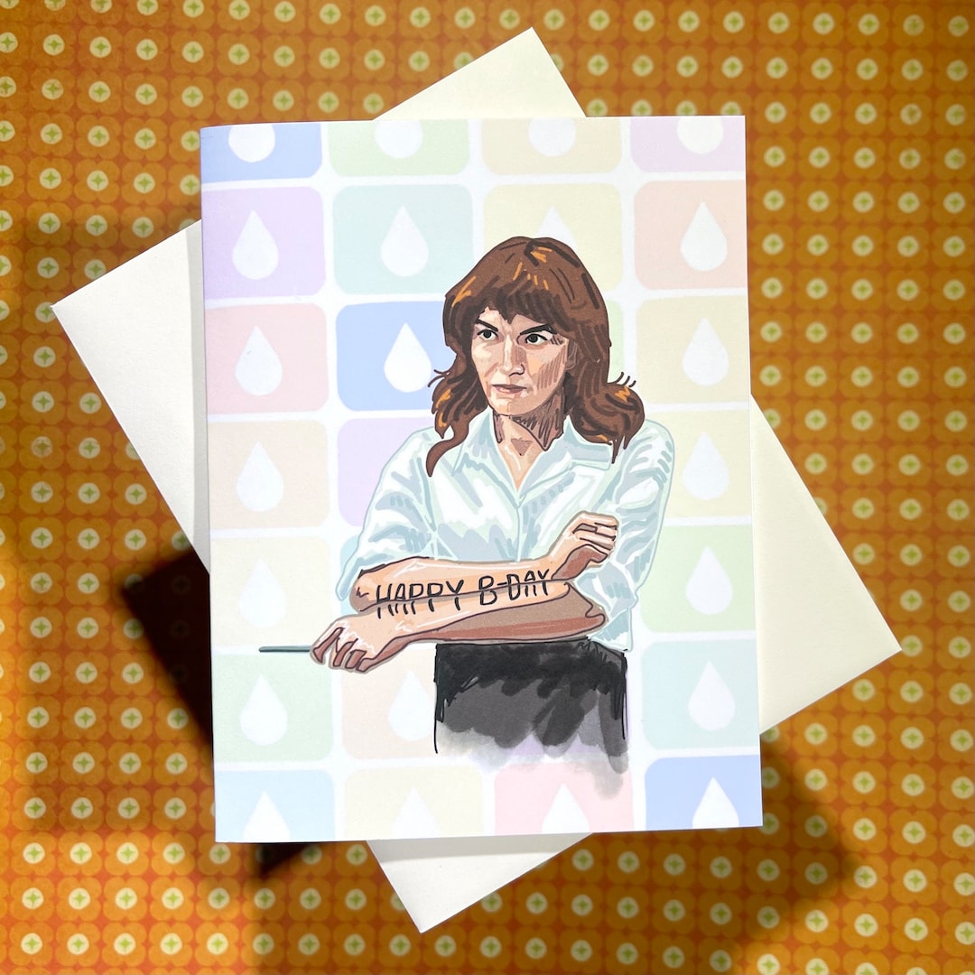 Severance Happy Birthday Helly Card - Etsy