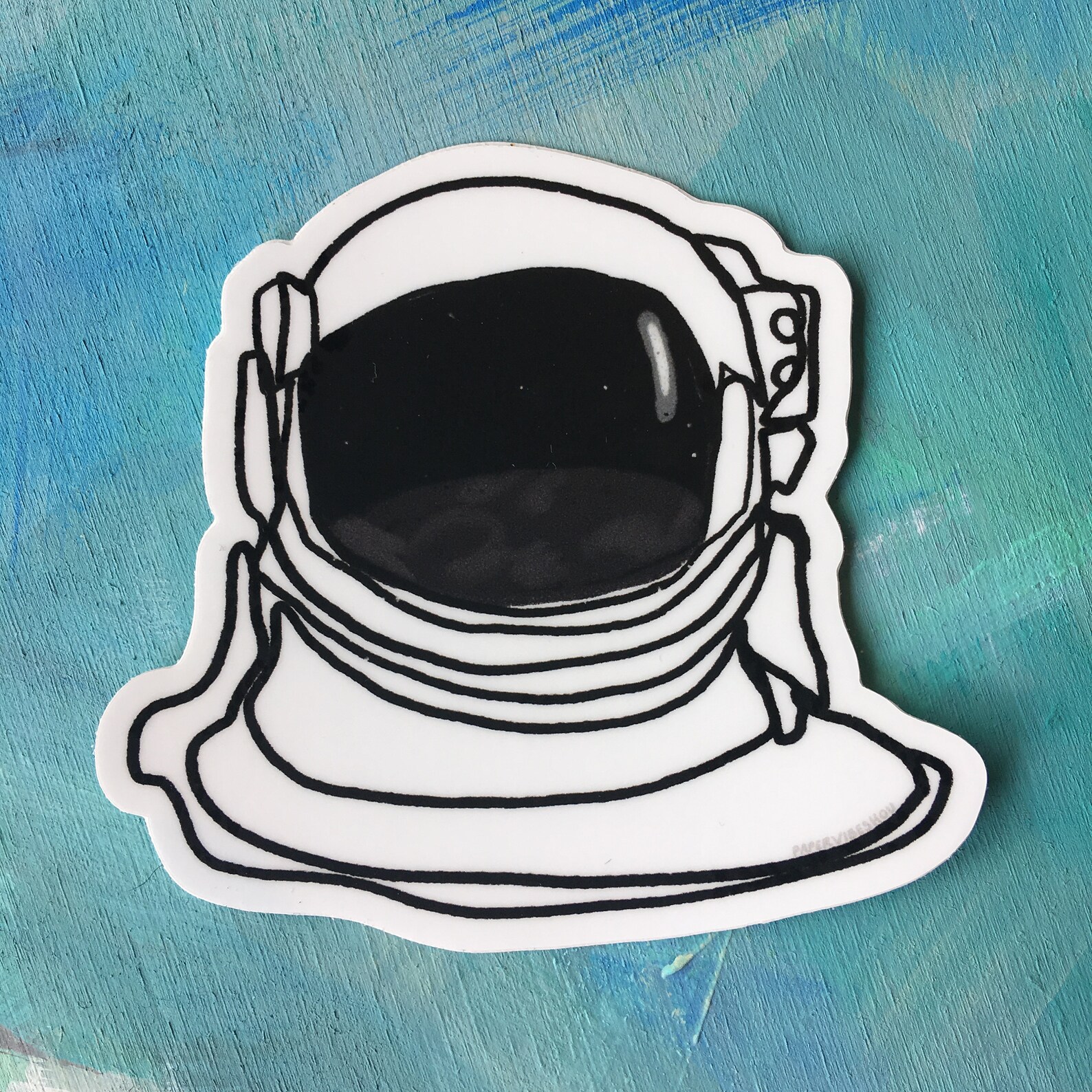 Astronaut Vinyl Sticker Astronaut Sticker Nasa Sticker - Etsy