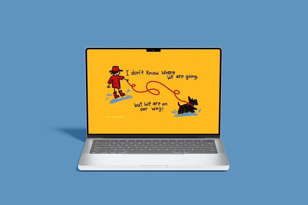 Scotty Dog Fall Desktop Wallpaper: Scottish Terrier Art (digital ...