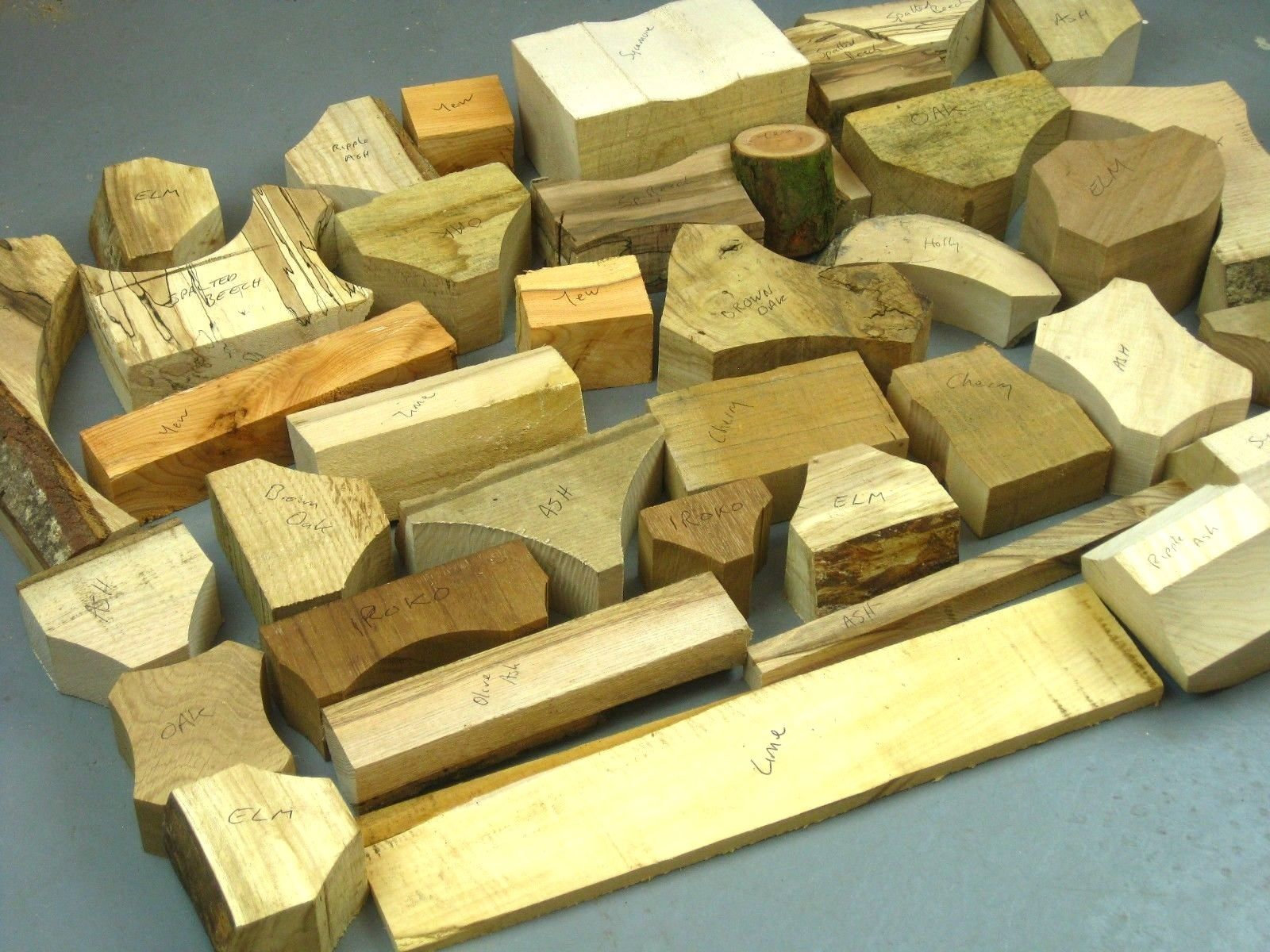 7kg Hardwood Offcuts for Woodturners & Carvers Craft Project - Etsy UK