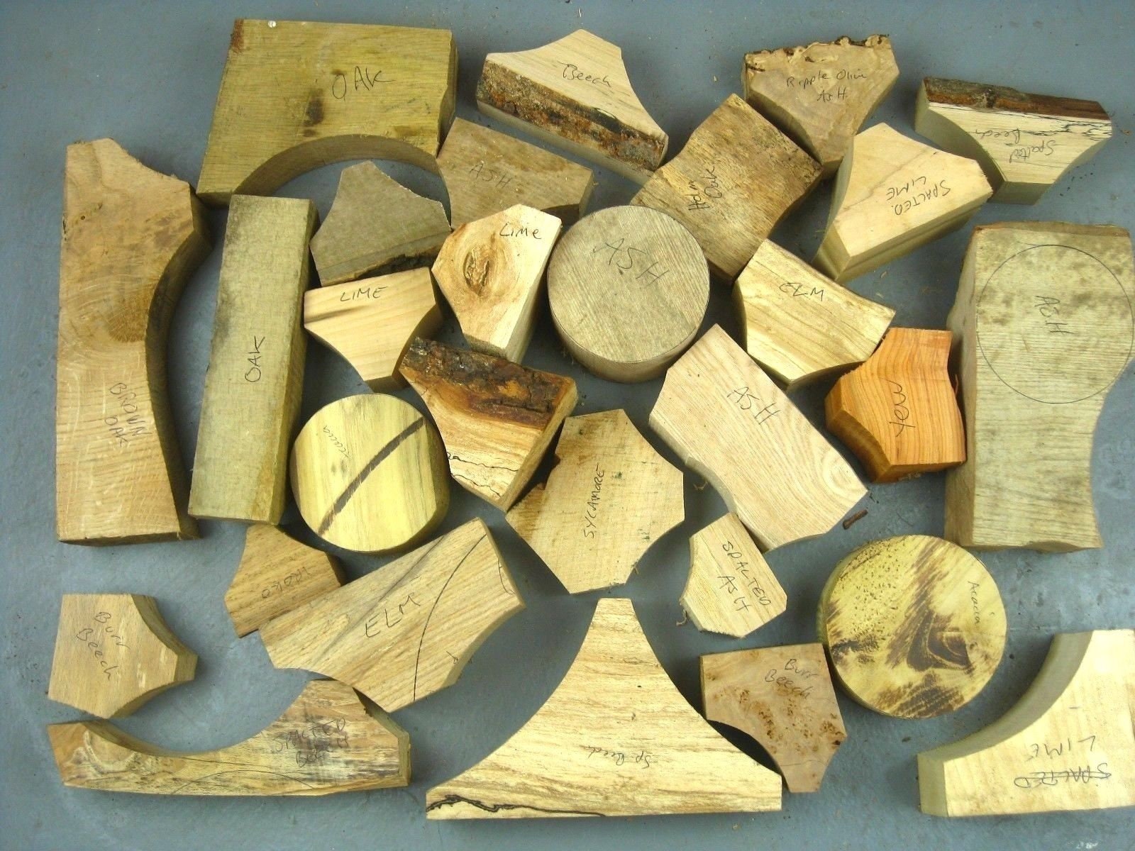 7kg Hardwood Offcuts for Woodturners & Carvers Craft Project - Etsy UK