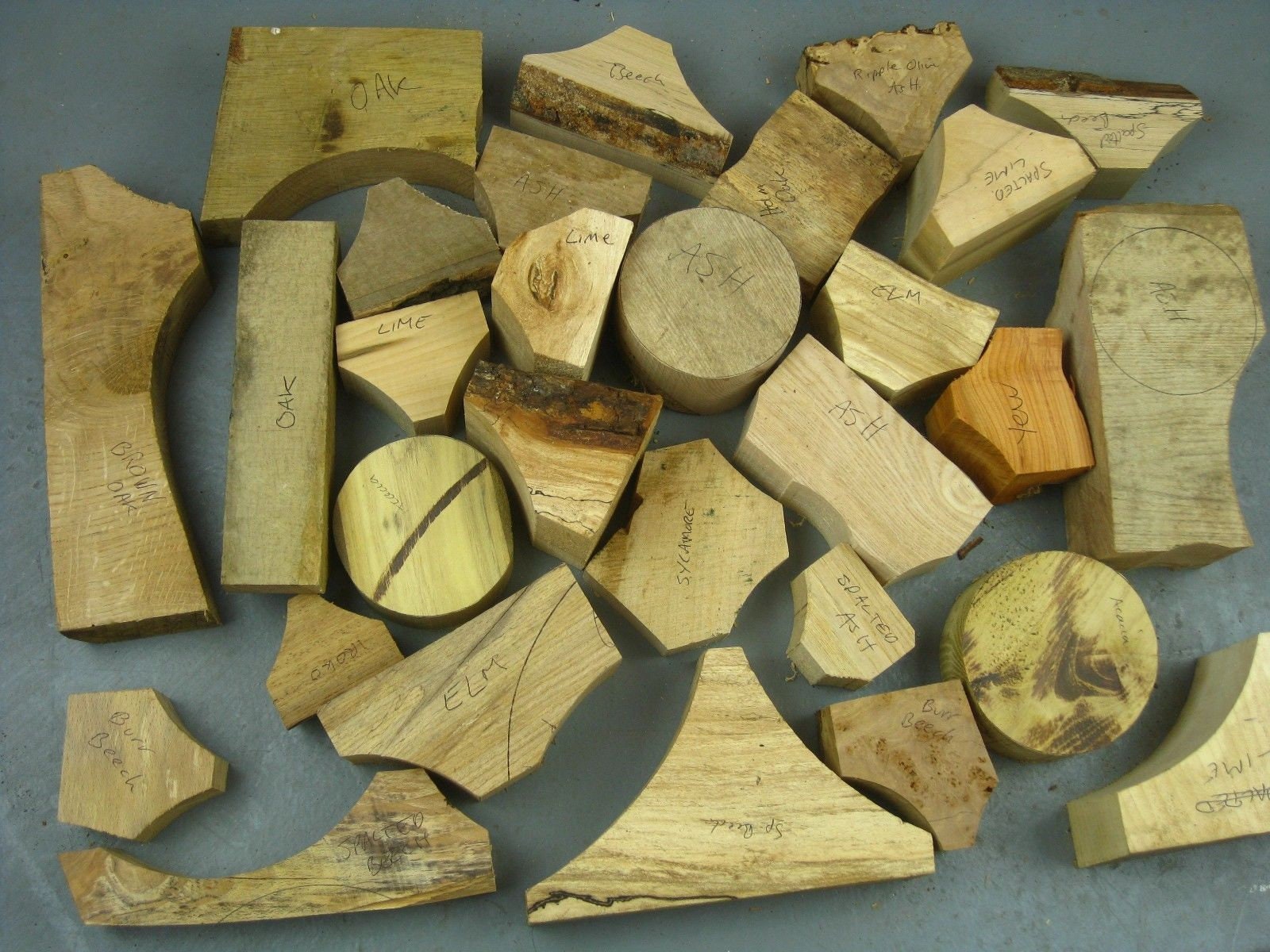 7kg Hardwood Offcuts for Woodturners & Carvers Craft Project - Etsy UK