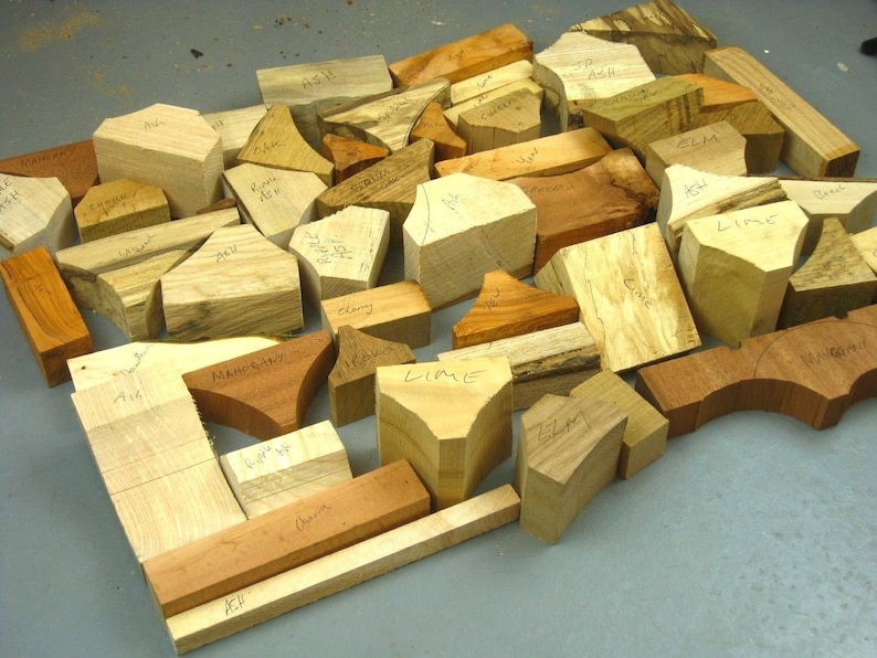 7kg Hardwood Offcuts for Woodturners & Carvers Craft Project - Etsy UK