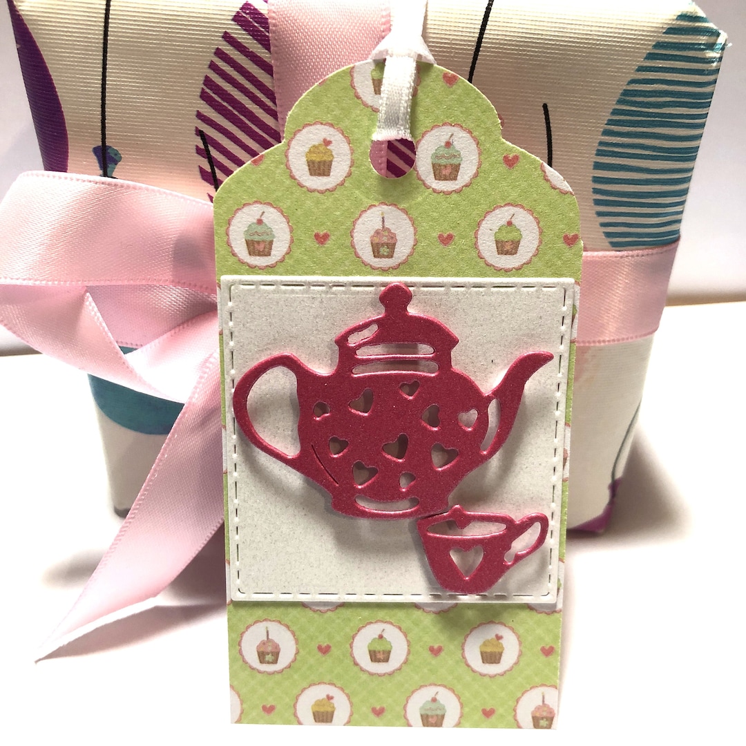 Mothers Day Gift Tags Teapot Tea Cup Mothers Day Mum Sister Friend ...