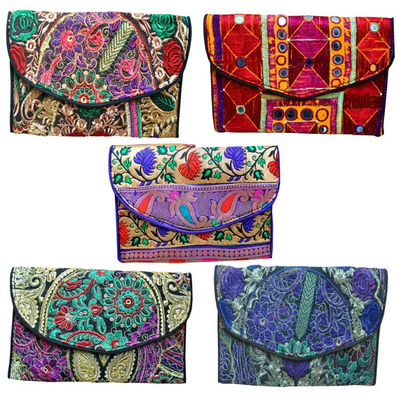 Indian Banjara Shoulder Purse Vintage Hand Embroidered Womens - Etsy India