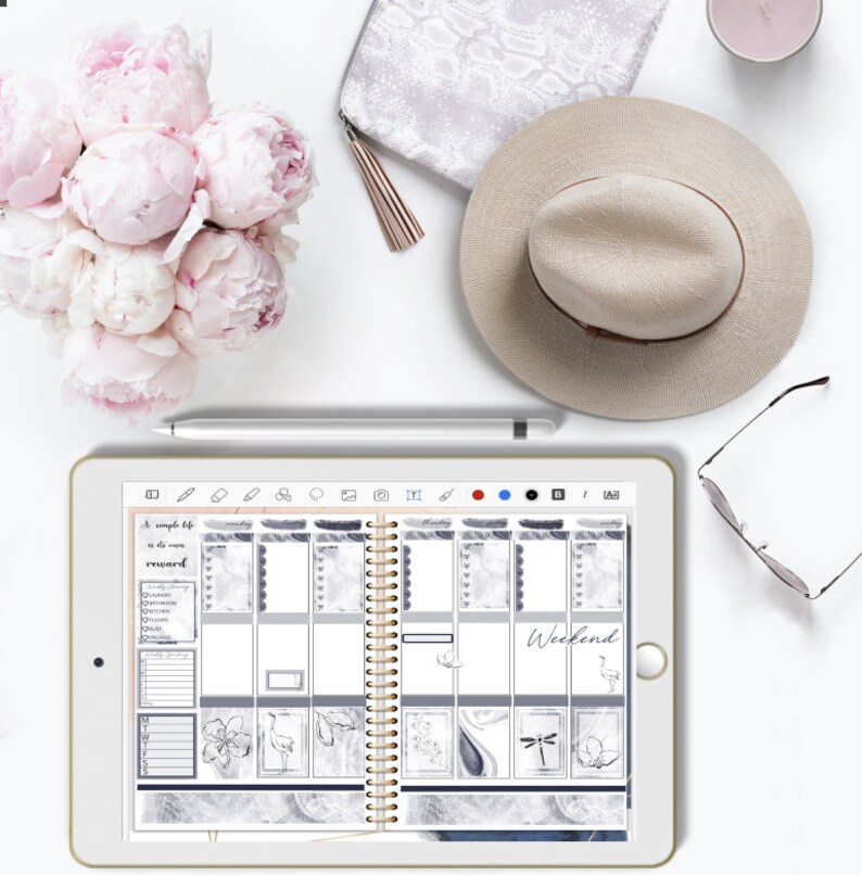 Simple Things Digital Sticker Kit | Goodnotes & iPad | Digital Journal ...