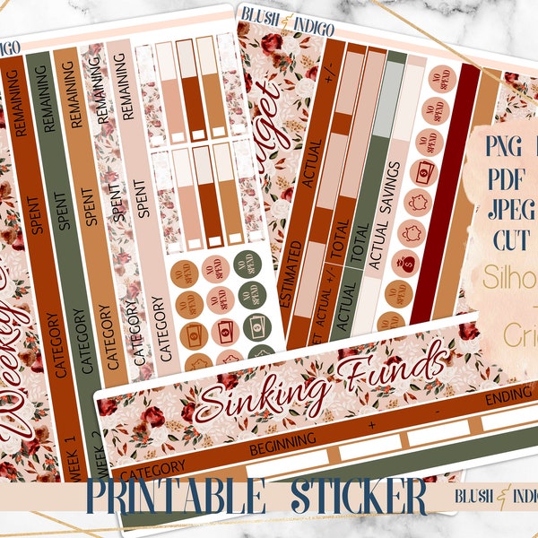 BlushIndigoPlanner - Etsy