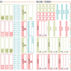 Spring Time Printable Planner Stickers, Printable Weekly Stickers Kit ...