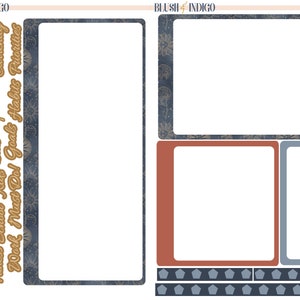 Celestial Printable Notes Page - Dashboard Page Kit | Planner Stickers ...