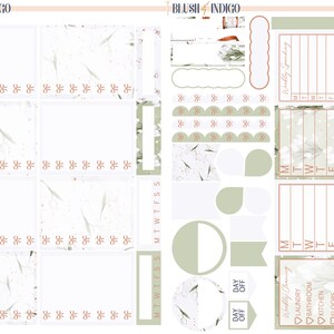 Spring Green Printable Planner Stickers, Printable Weekly Stickers Kit ...