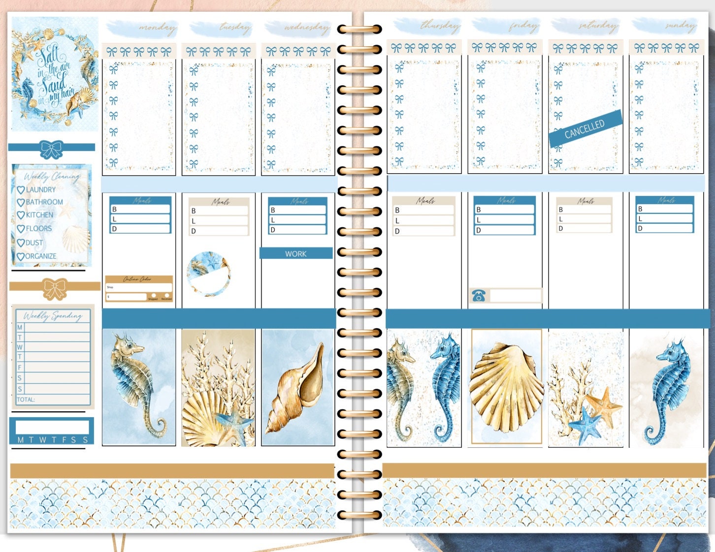 Sea and Sand Digital Planner Sticker | Goodnotes & iPad | Xodo ...