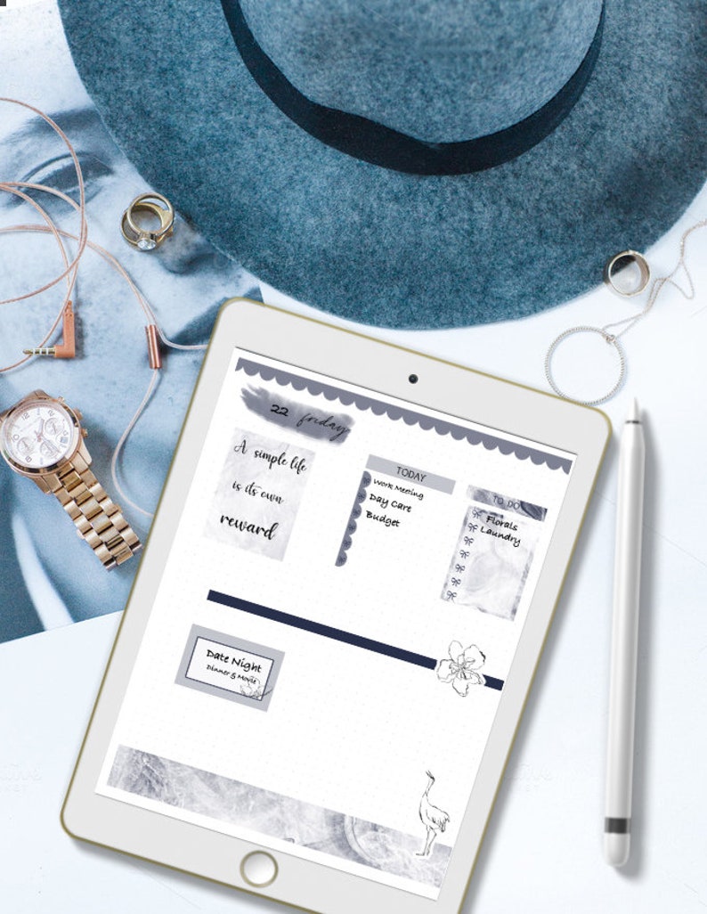 Simple Things Digital Sticker Kit | Goodnotes & iPad | Digital Journal ...