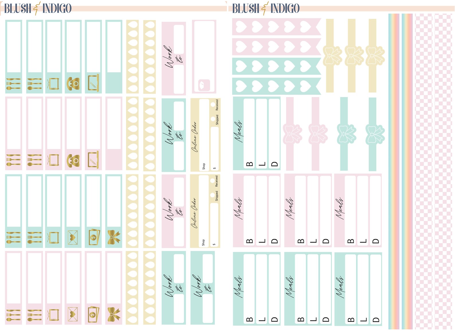 Candyland Printable Planner Stickers, Printable Weekly Stickers Kit ...