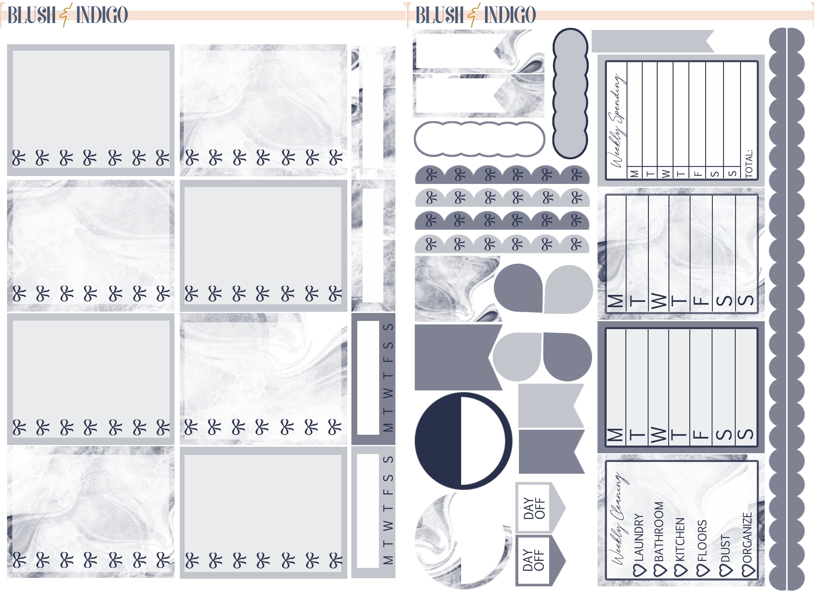 Simple Things Printable Planner Stickers Printable Weekly | Etsy