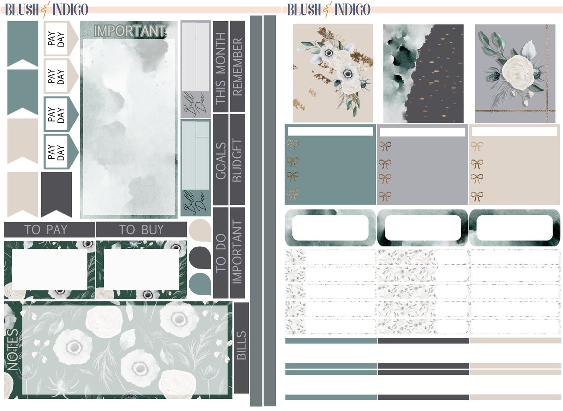 May Printable Planner Stickers, Printable Monthly Stickers Kit, Fits ...