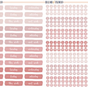 Printable PINK FUNCTIONAL Set Planner Stickers Erin Condren Planner ...