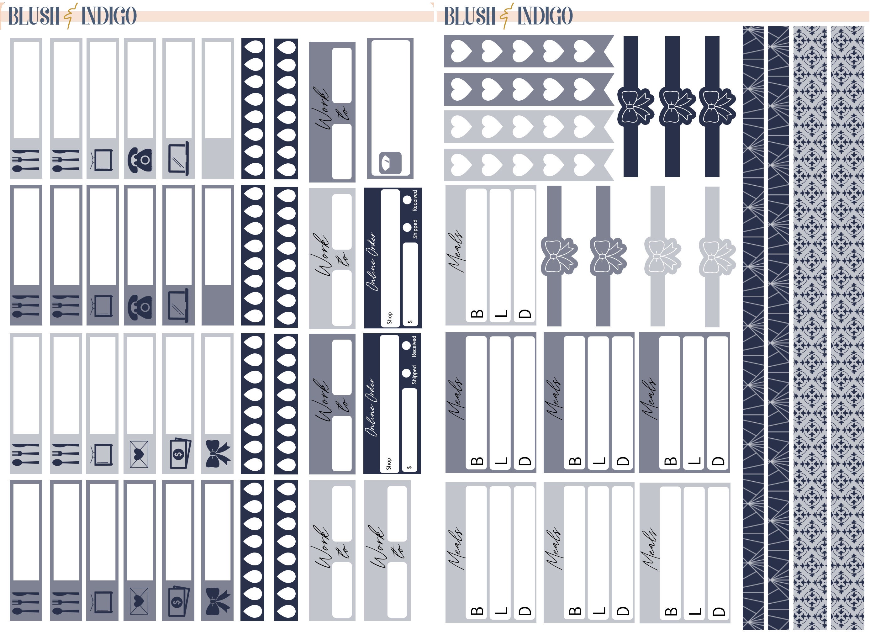 Simple Things Printable Planner Stickers Printable Weekly | Etsy