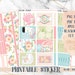 Spring Time Printable Planner Stickers, Printable Weekly Stickers Kit ...