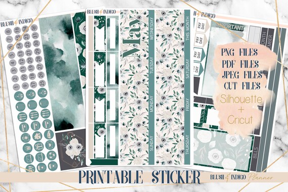 May Printable Planner Stickers Printable Monthly Stickers | Etsy